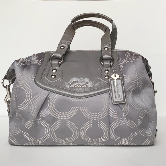 Coach | Bags | Coach Purse Grey Authentic | Poshmark